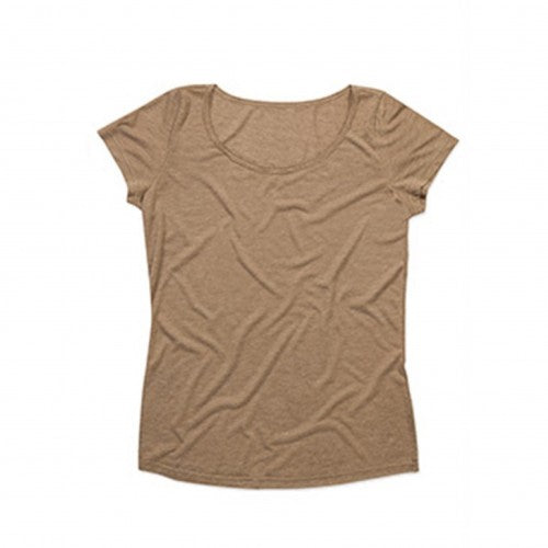Stedman Womens/Ladies Daisy Melange Oversized Crew Neck Tee – Universal ...