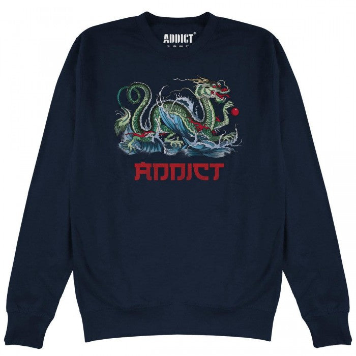 Addict Unisex Adult Azure Ink Sweatshirt – Universal Textiles