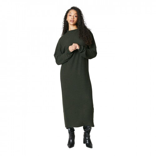 Dorothy Perkins Womens/Ladies Soft Touch Roll Neck Tall Midi Dress ...