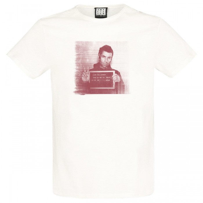 Amplified Unisex Adult Face Liam Gallagher Vintage T-Shirt – Universal ...