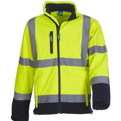 Yoko Unisex Adult Hi-Vis Soft Shell Jacket YK206 – Universal Textiles