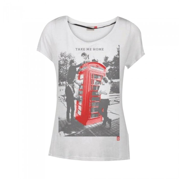 One Direction Womens/Ladies Take Me Home Skinny T-Shirt – Universal ...