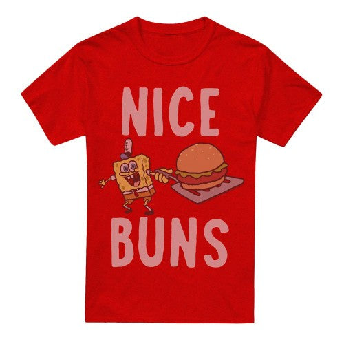 SpongeBob SquarePants Unisex Adult Nice Buns T-Shirt – Universal Textiles