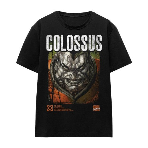 Marvel Unisex Adult X-Men Colossus Infographic T-Shirt – Universal Textiles