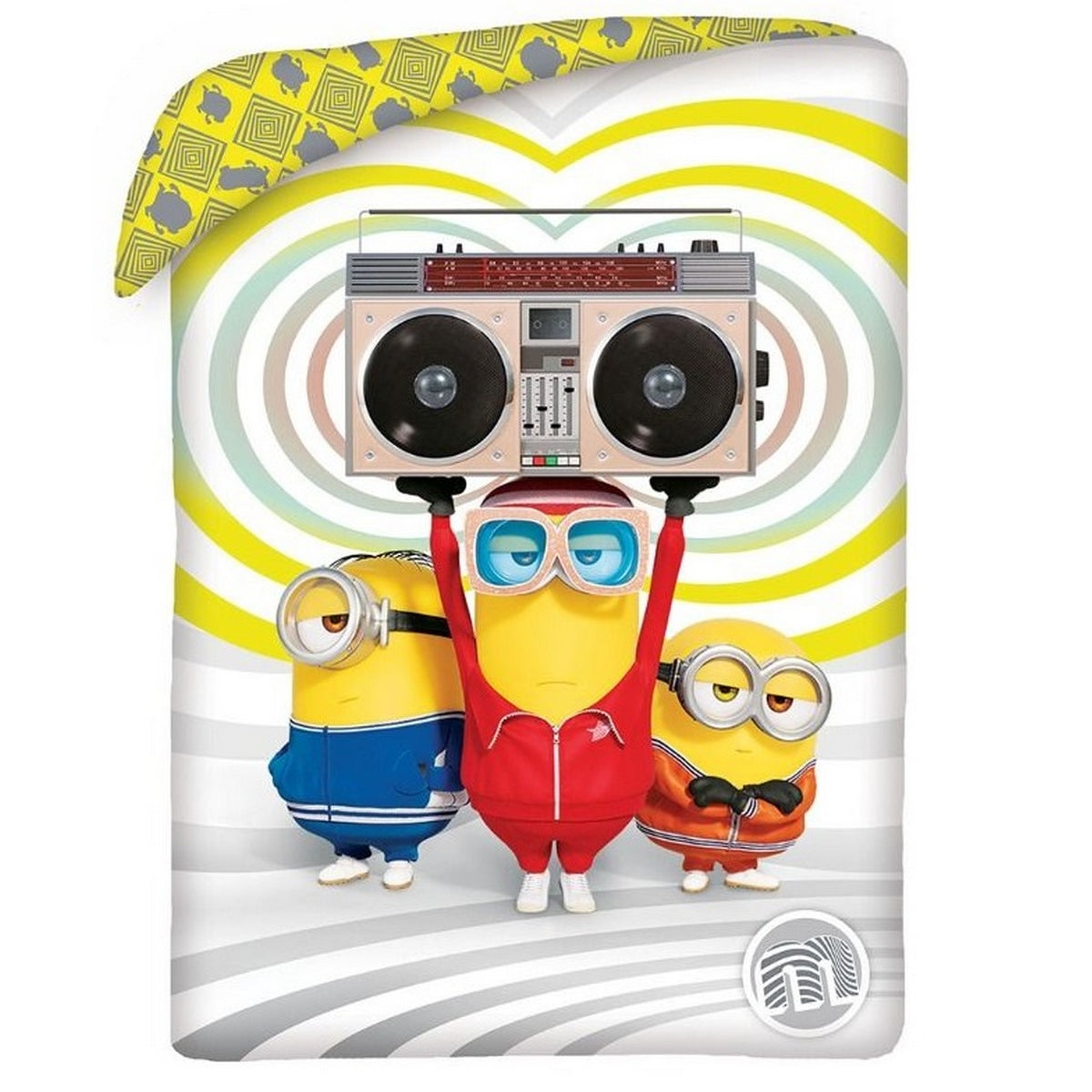 Despicable Me Stereo Minions Duvet Cover Set | Discounts on great Brands