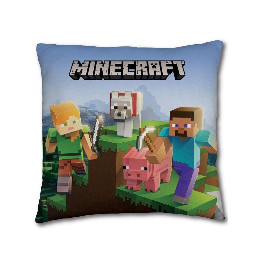 Minecraft Epic Reversible Square Filled Cushion | Discounts on great Brands