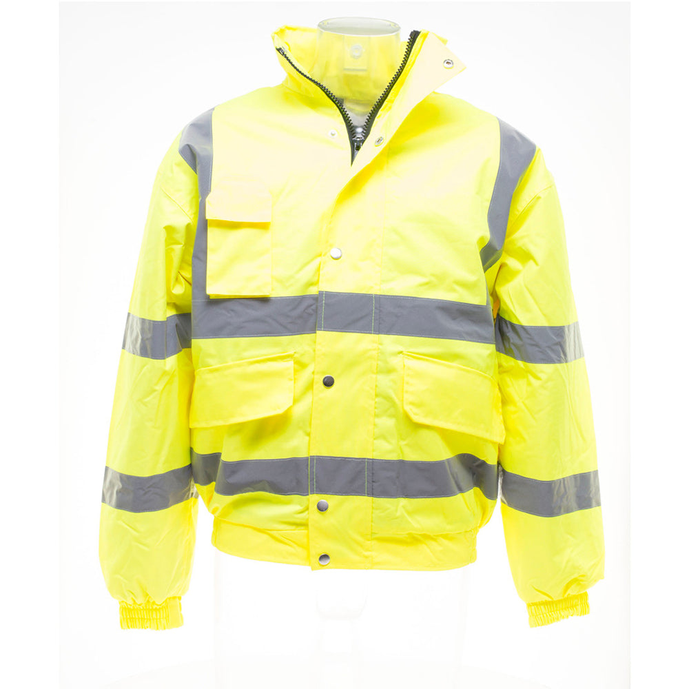 Yoko Mens Hi-Vis Bomber Jacket HVP211 YK043 YK200