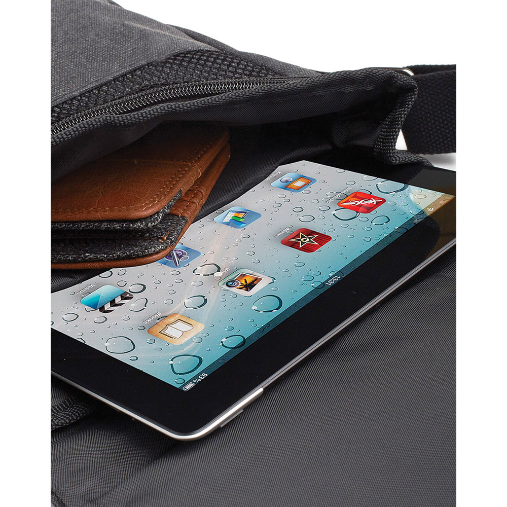 Quadra Vintage Canvas Ipad / Tablet Reporter Bag (5 Litres) QD624