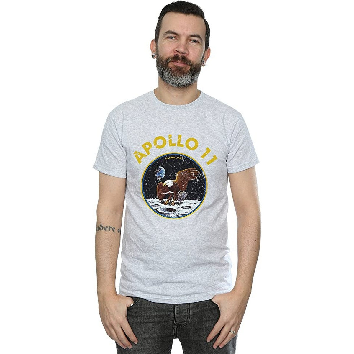 NASA Mens Classic Apollo 11 T-Shirt | Discounts on great Brands