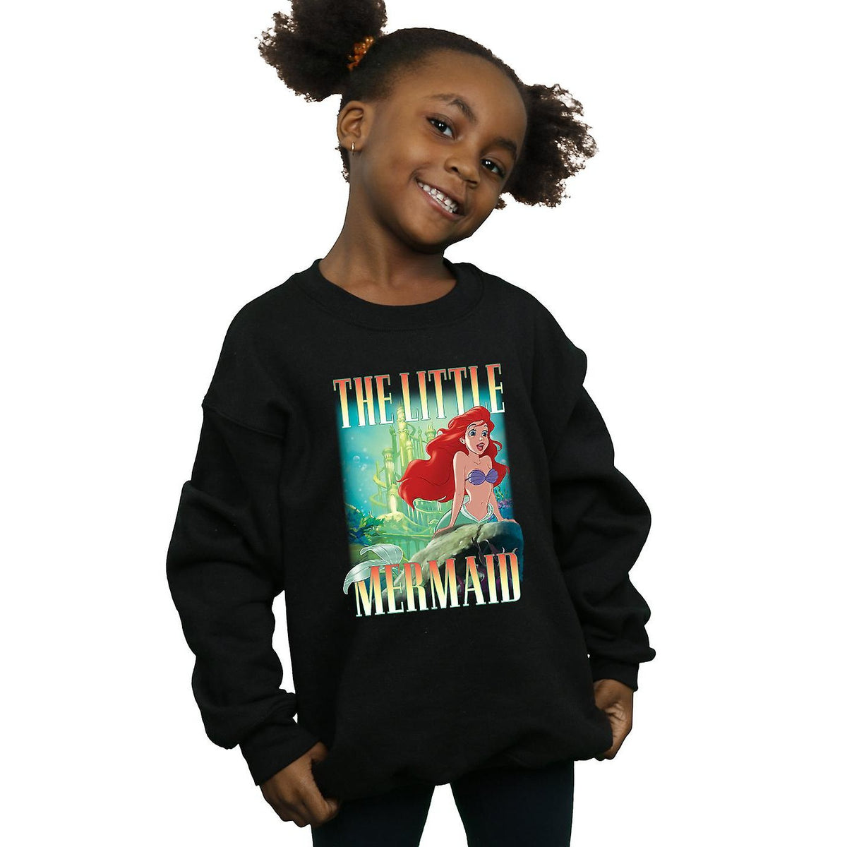 The Little Mermaid Girls Ariel Montage Sweatshirt | Discounts on great ...