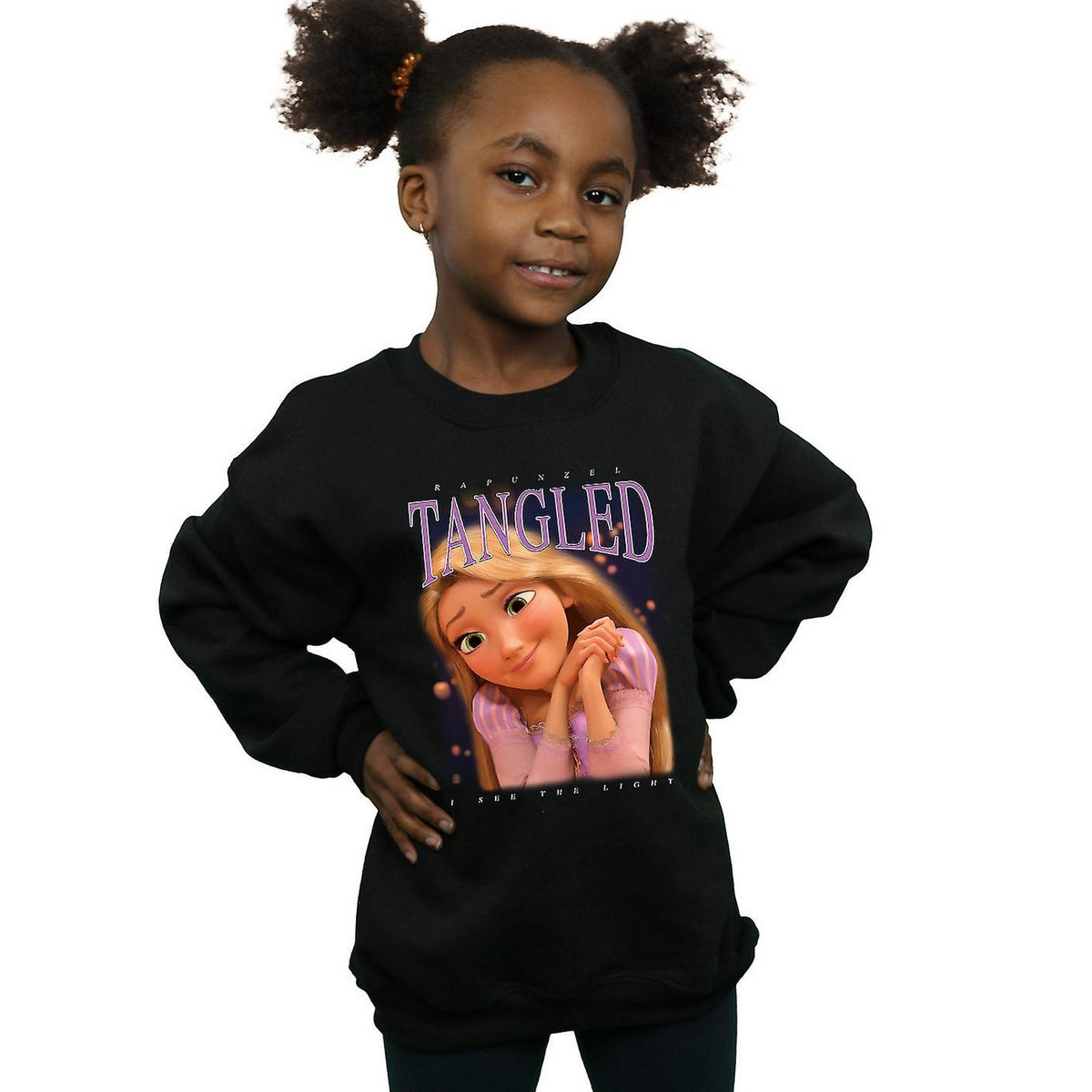 Tangled Girls Rapunzel Montage Sweatshirt | Discounts on great Brands