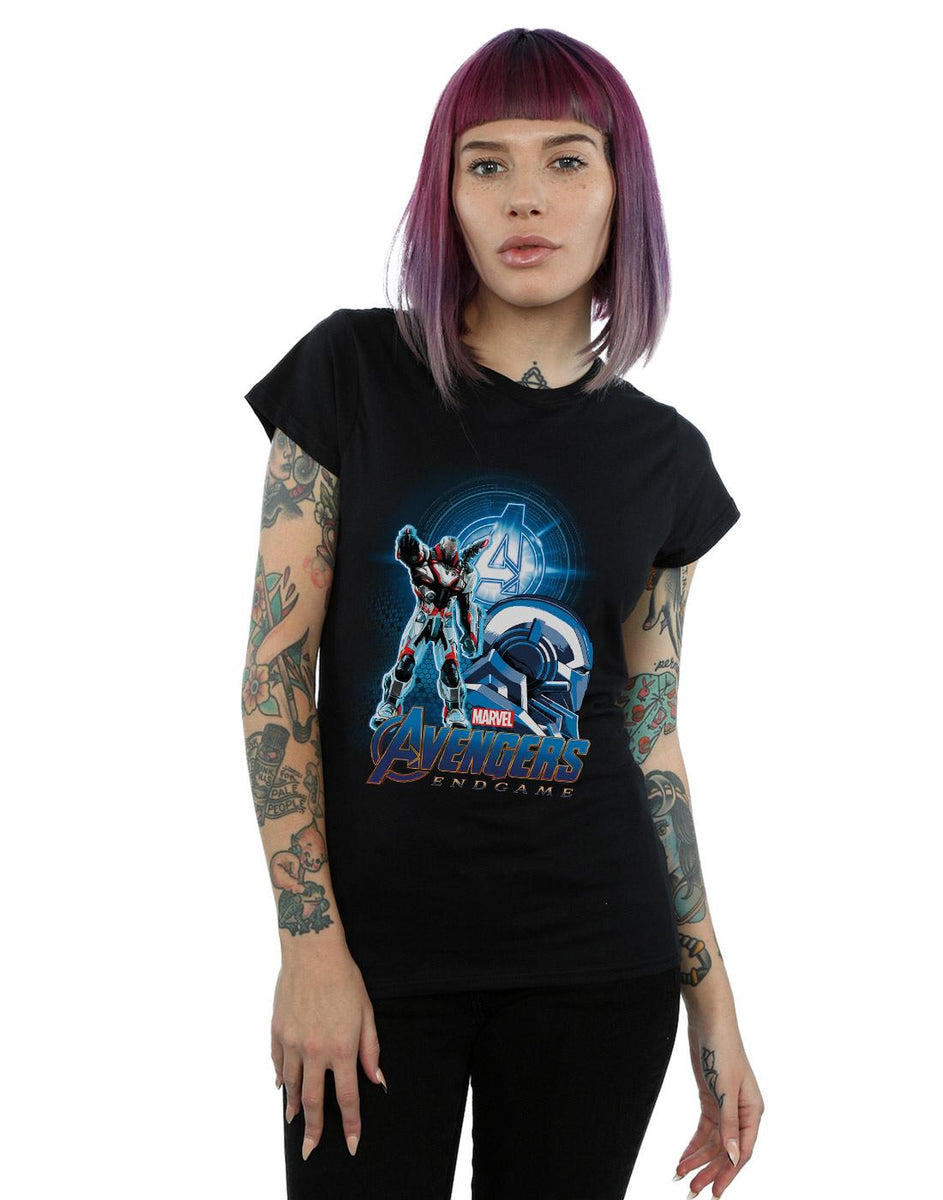 Marvel Womens/Ladies Avengers Endgame War Machine Team Suit Cotton