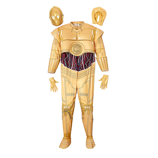 Star Wars Mens C-3PO Costume | Discounts on great Brands