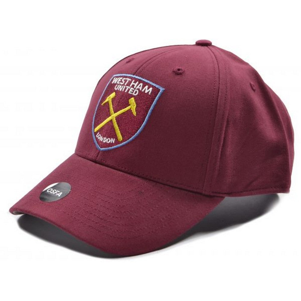 West Ham United FC Unisex Adults Cardinal Baseball Cap | Discounts on ...