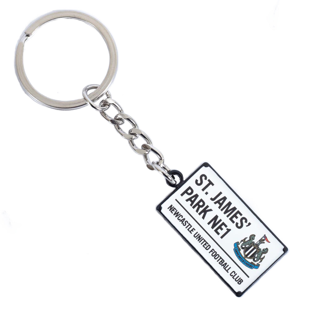 Newcastle United FC St James Park Street Sign Keyring | Discounts on ...