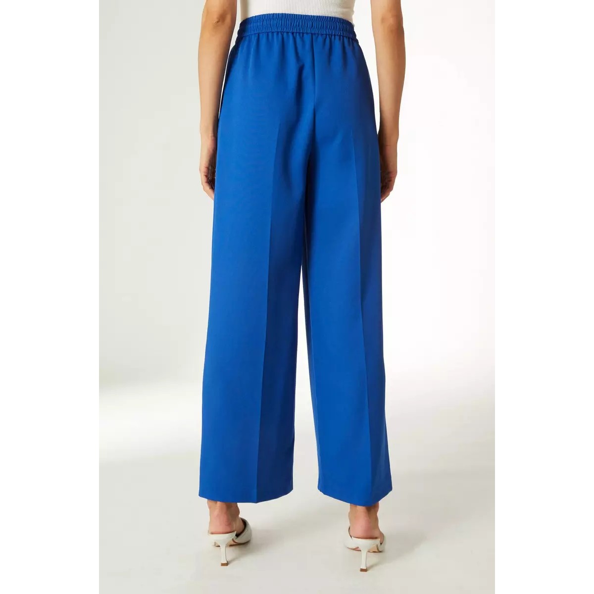 Principles Womens/Ladies Petite Wide Leg Trousers 8 UK / Blue ...