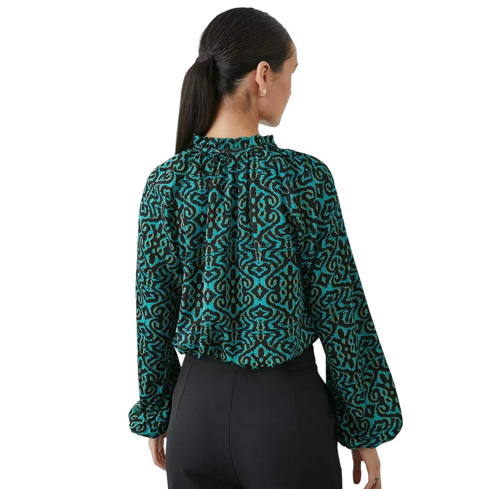 Principles Womens/Ladies Abstract Blouson Sleeve Top | Discounts on ...