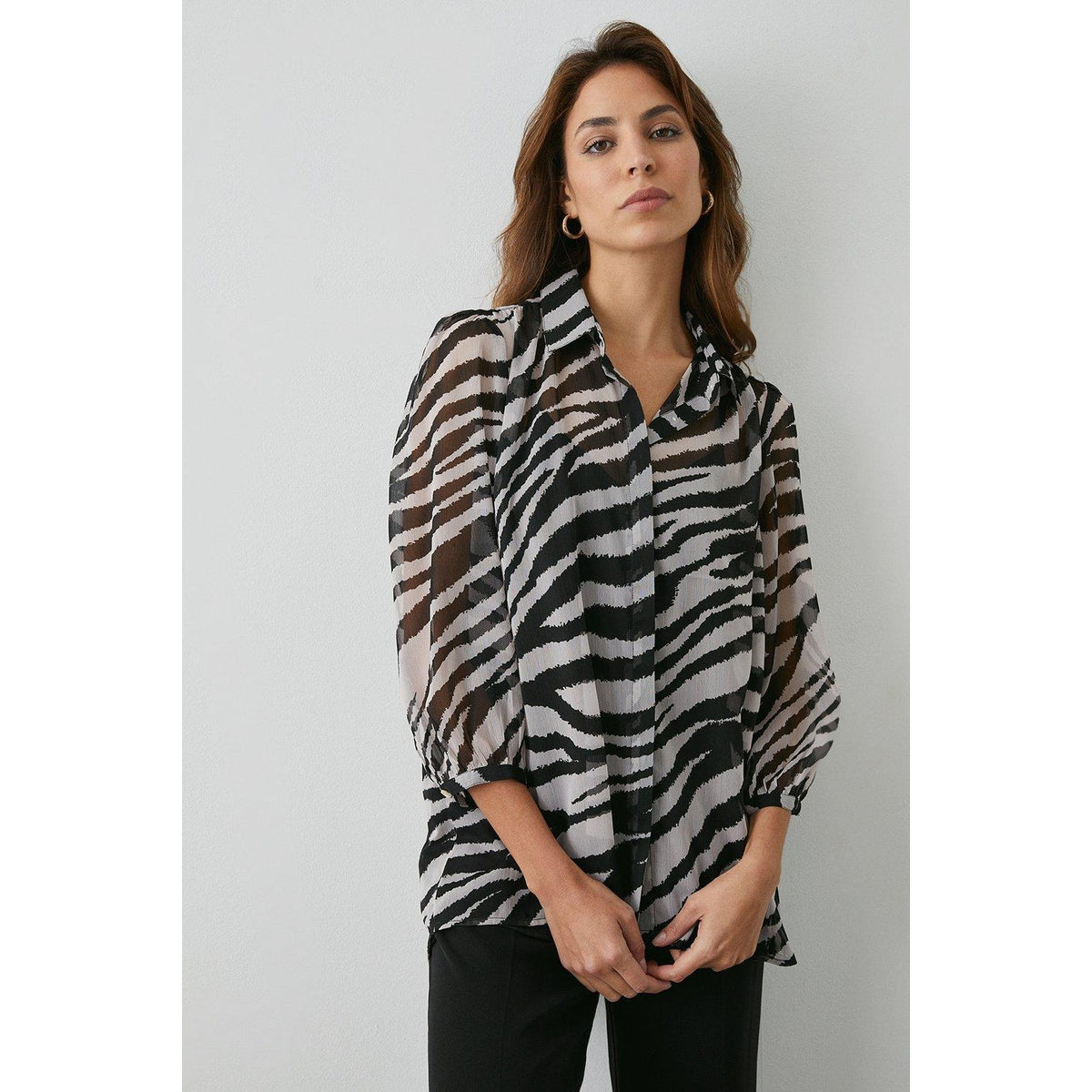 Principles Womens/Ladies Zebra Print Shirt | Discounts on great Brands