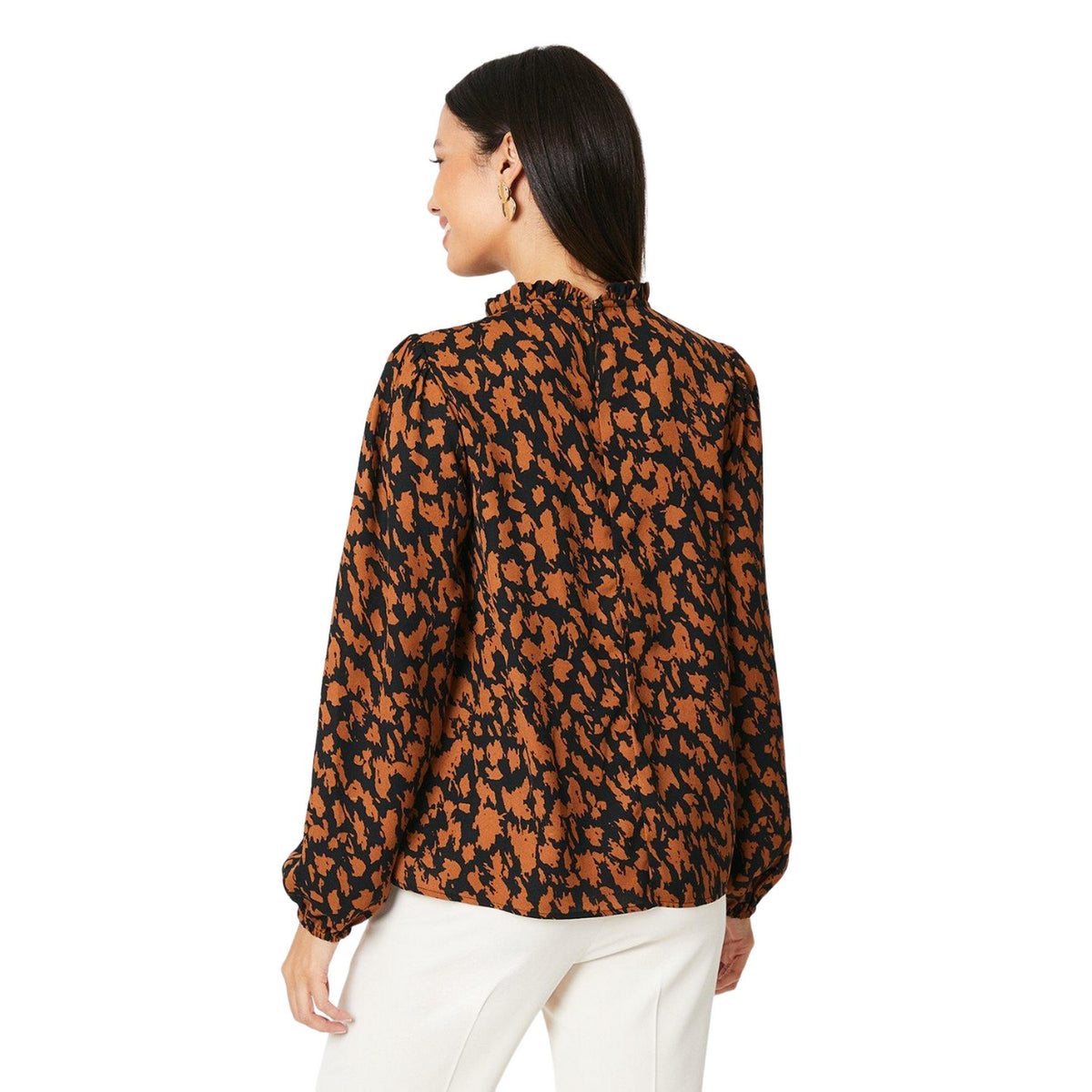 Principles Womens/Ladies Abstract Blouson Sleeve Top | Discounts on ...