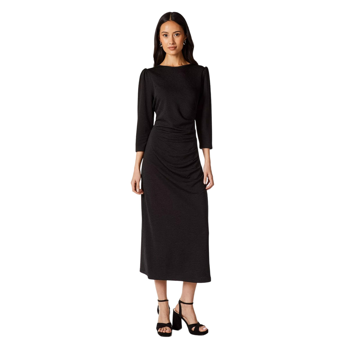 Principles Womens/Ladies Textured Jersey Front Seam Detail Midi Dress ...
