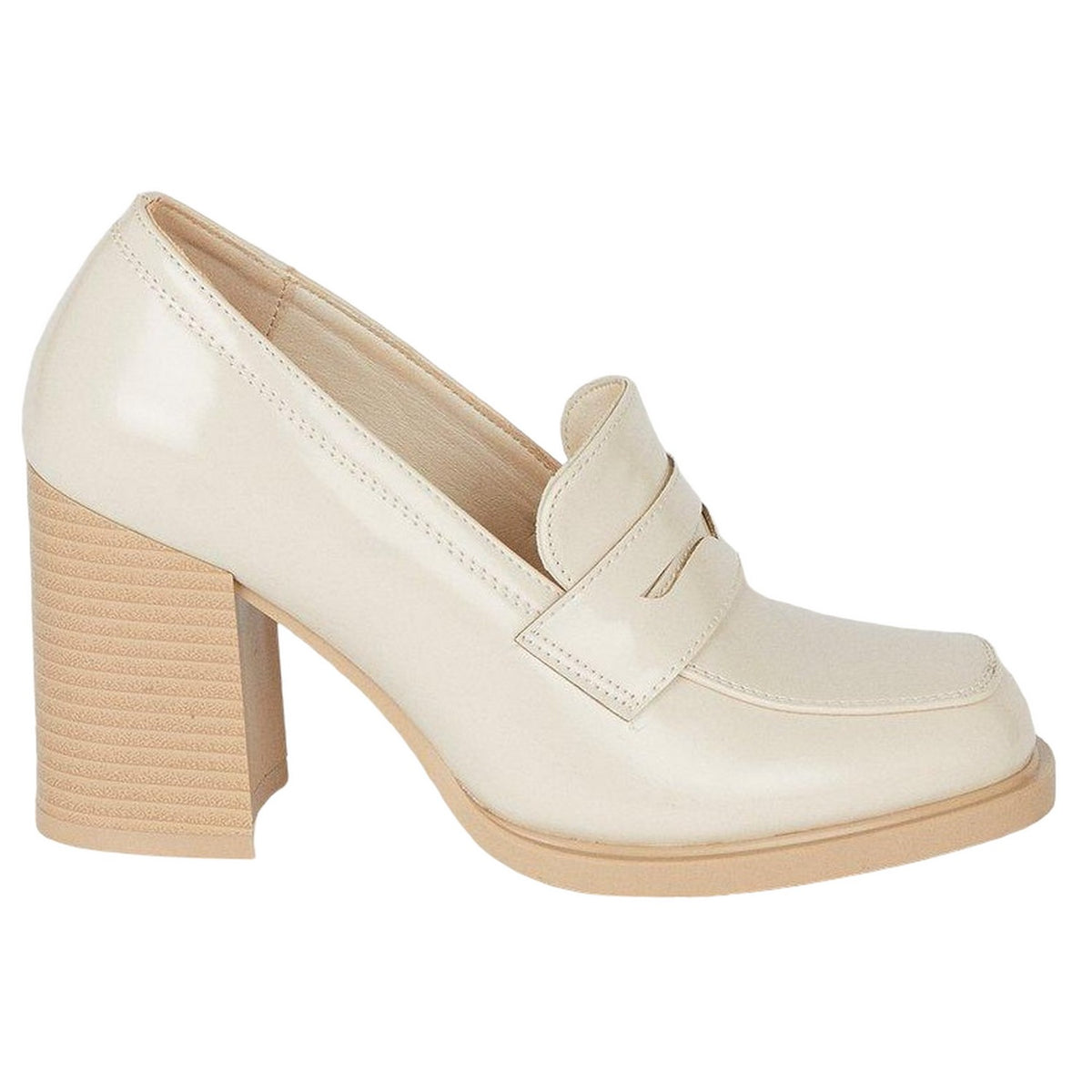 Principles Womens/Ladies Lark Penny Strap High Heel Loafers | Discounts ...