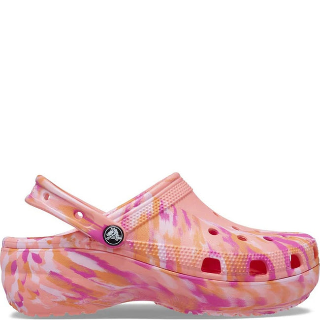 Crocs Womens/Ladies Marble Effect Platform Classic Clogs | Discounts on ...