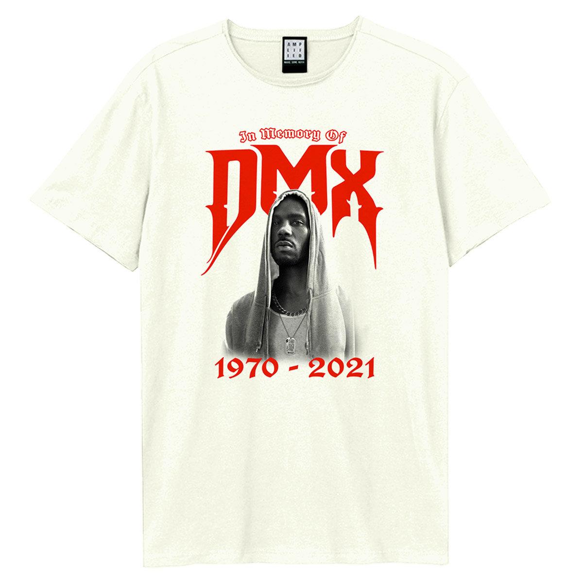 Amplified Unisex Adult 1970-2021 DMX T-Shirt | Discounts on great Brands