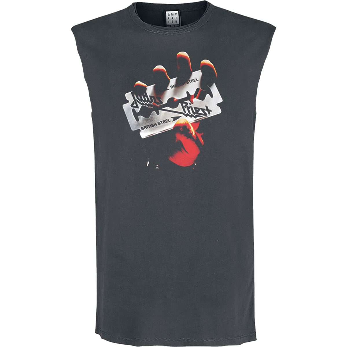 Amplified Unisex Adult British Steel Judas Priest Tank Top | Discounts ...