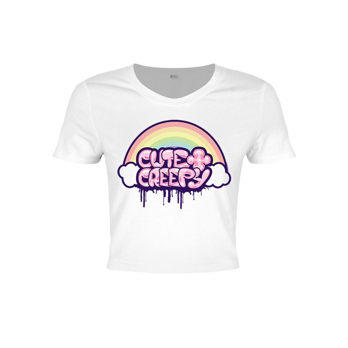 Grindstore Womens/Ladies Cute & Creepy Crop Top | Discounts on great Brands