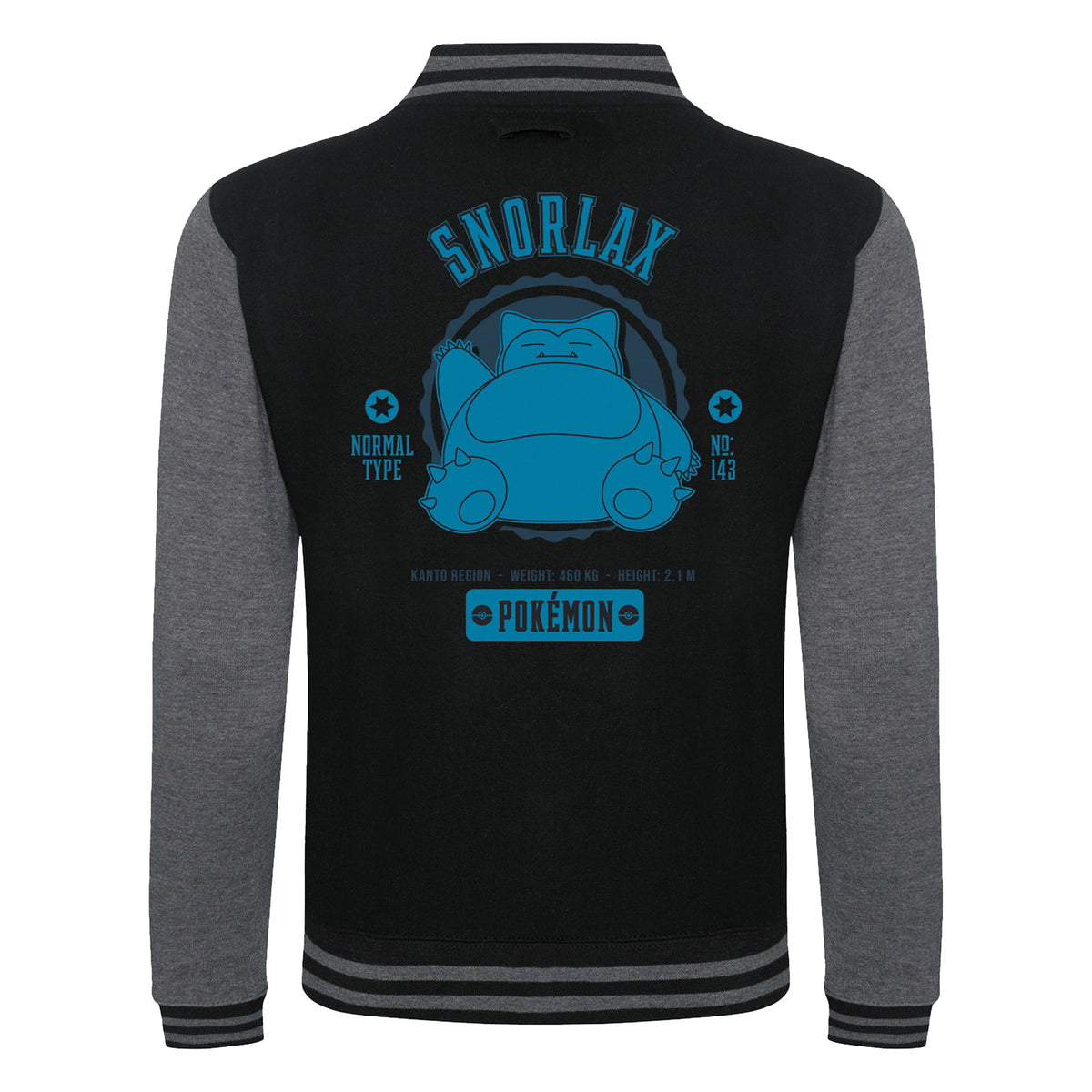 Pokemon Unisex Adult Collegiate Snorlax Varsity Jacket | Discounts on ...