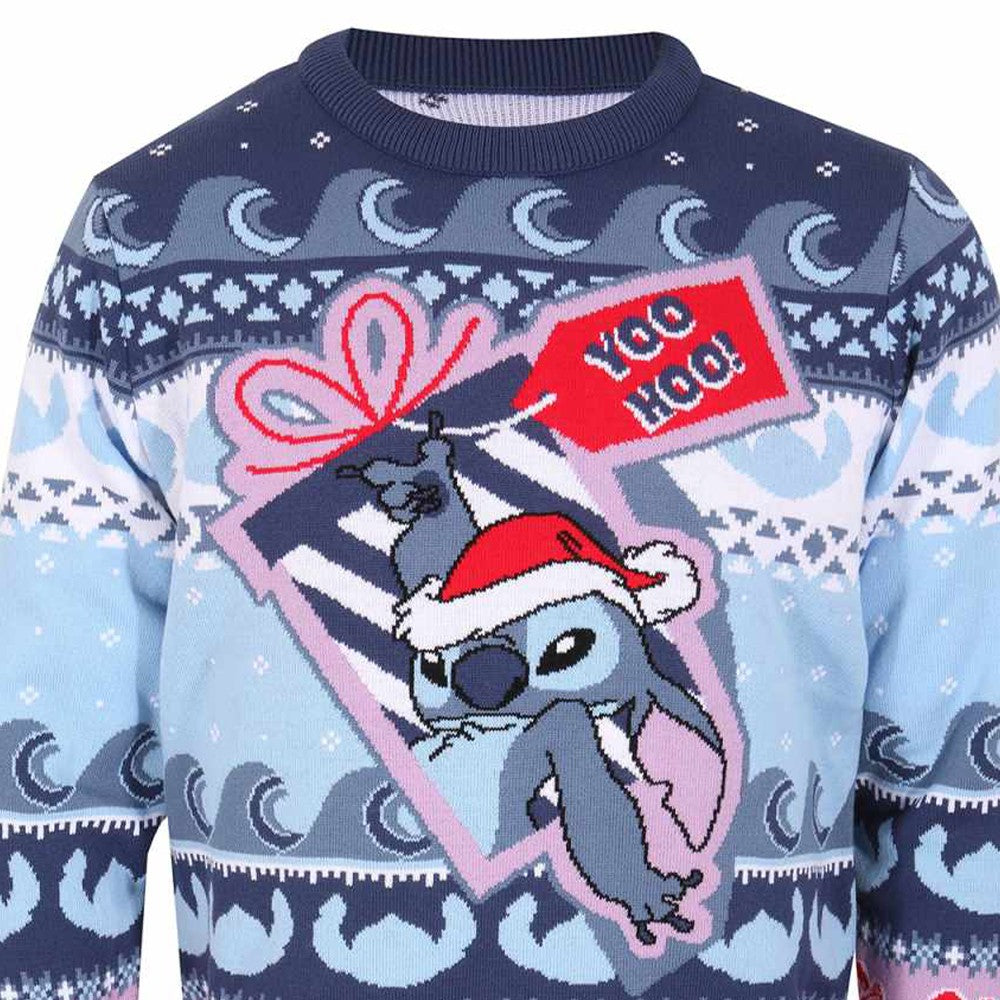 Lilo & Stitch Unisex Adult Knitted Jumper | Discounts on great Brands