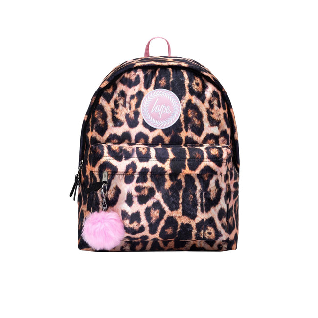 Hype Leopard Print Backpack | Discounts on great Brands