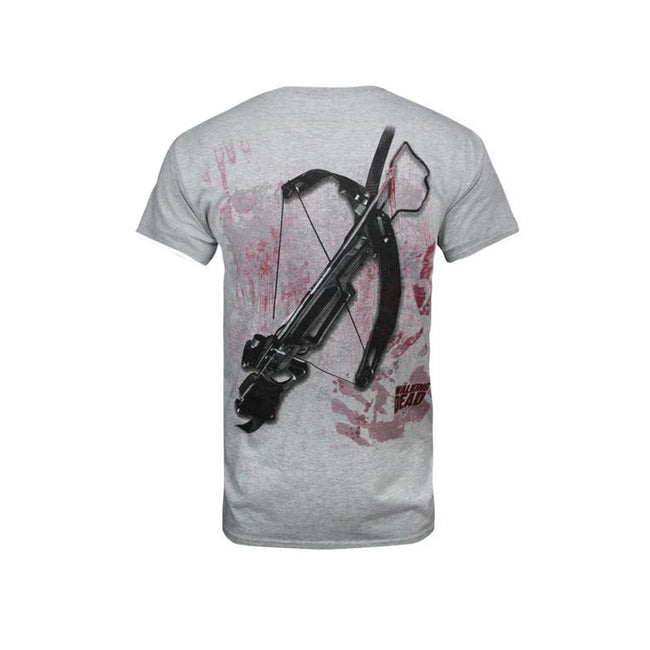 The Walking Dead Official Mens Daryl Dixon Handprint T-Shirt ...