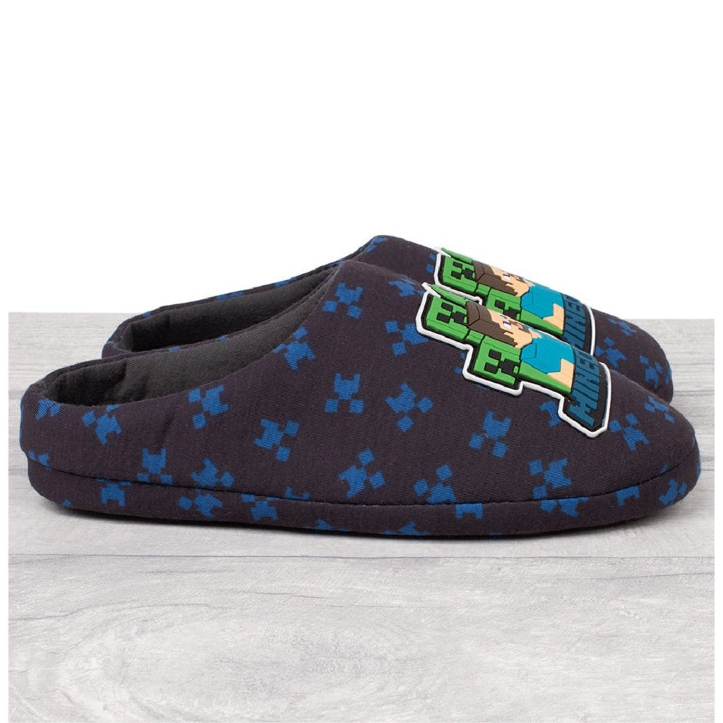 Minecraft Boys Steve And Creeper Slippers | Discounts on great Brands