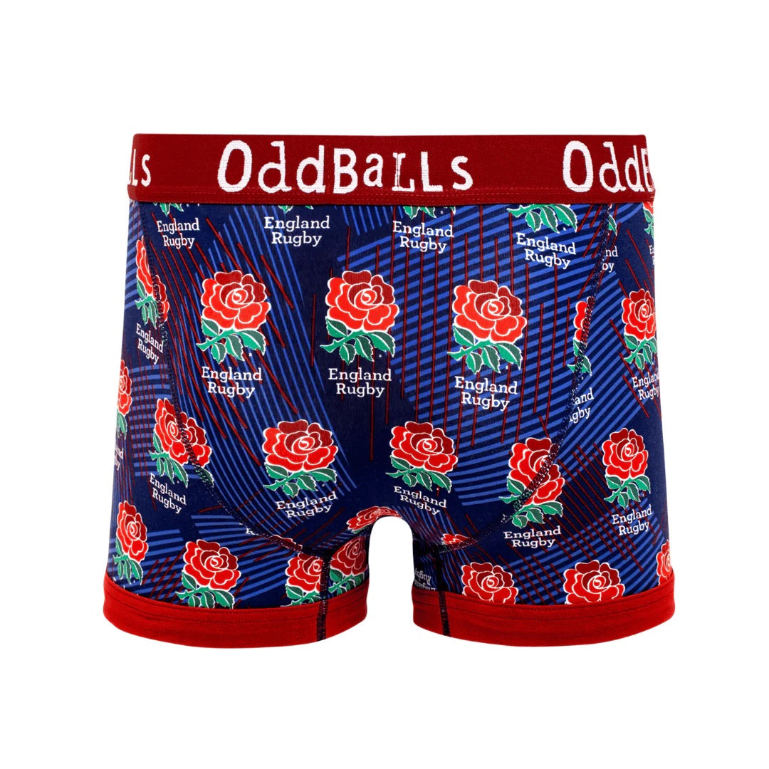 Oddballs Mens Alternate England Rugby Boxer Shorts | Discounts on great ...