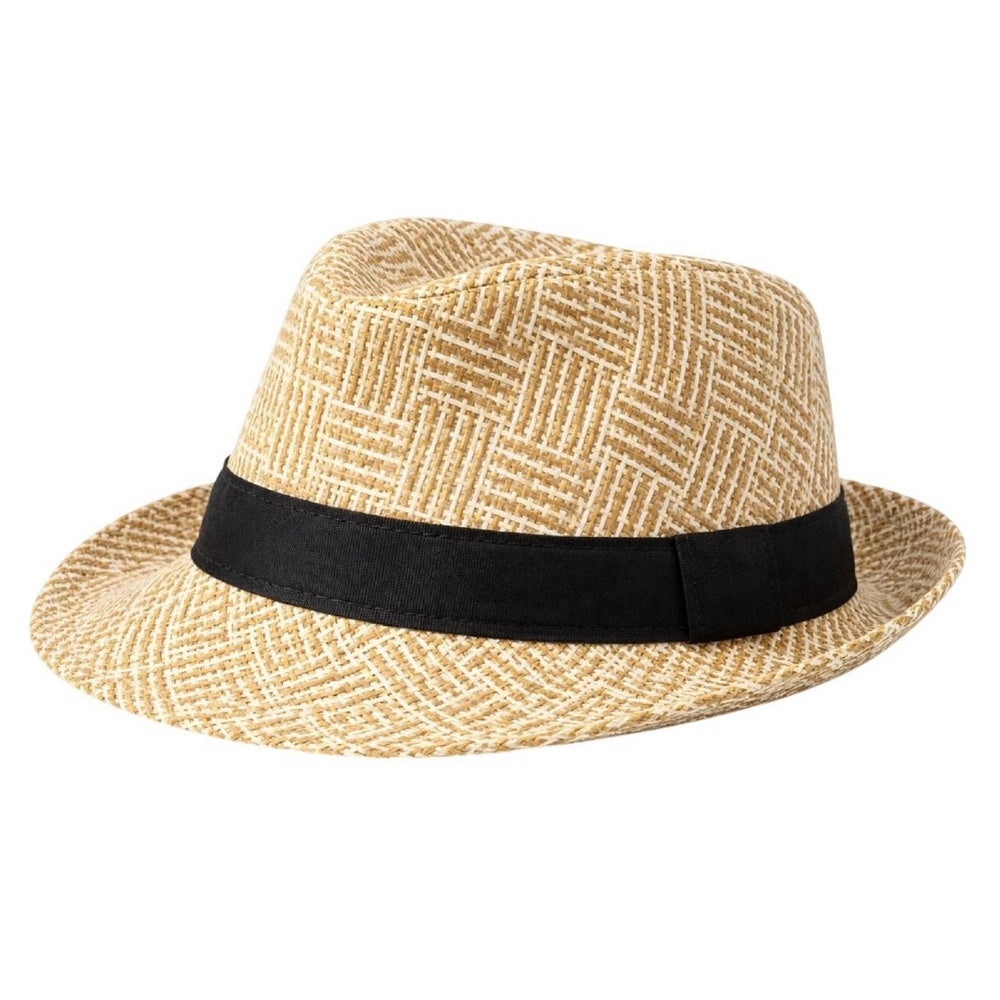 Beechfield Contrast Straw Fedora – Universal Textiles