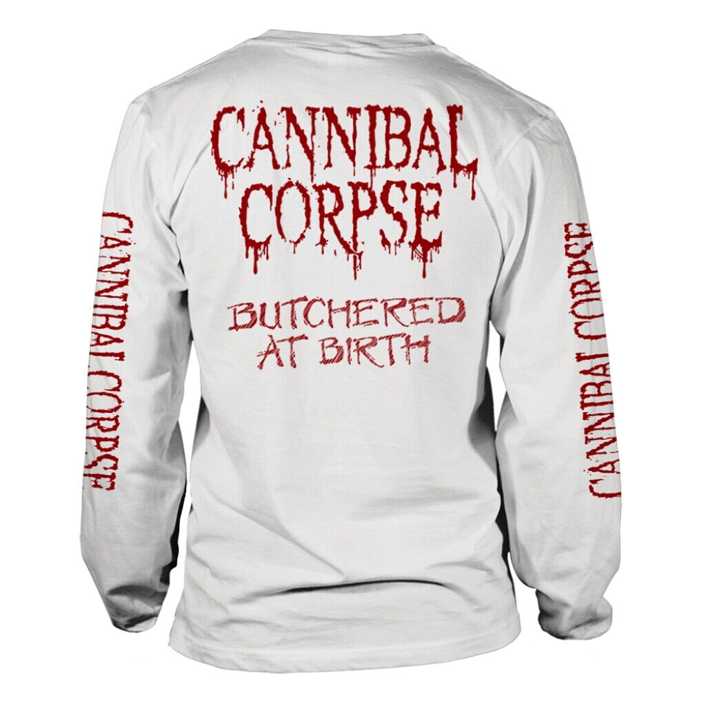 Cannibal Corpse Unisex Adult Butchered At Birth Long-Sleeved T-Shirt ...
