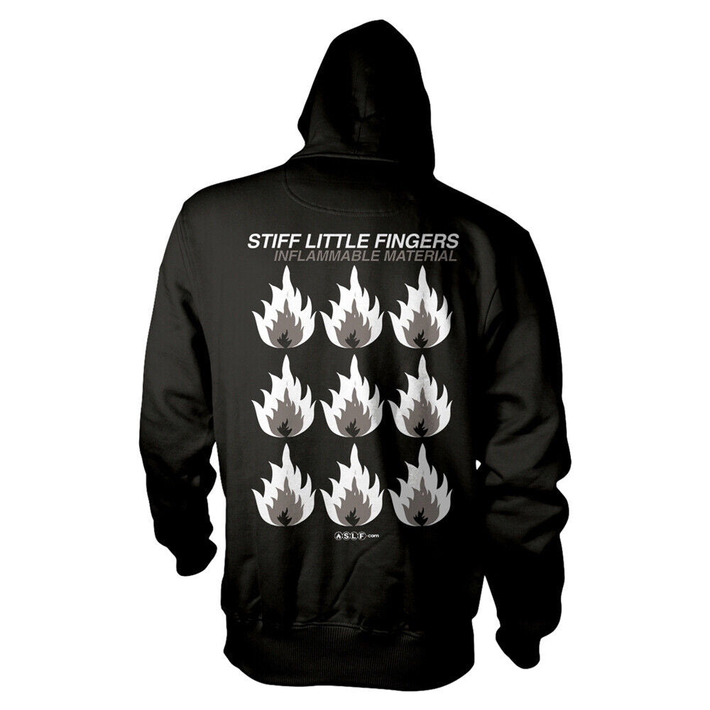 Stiff Little Fingers Unisex Adult Inflammable Material Hoodie ...