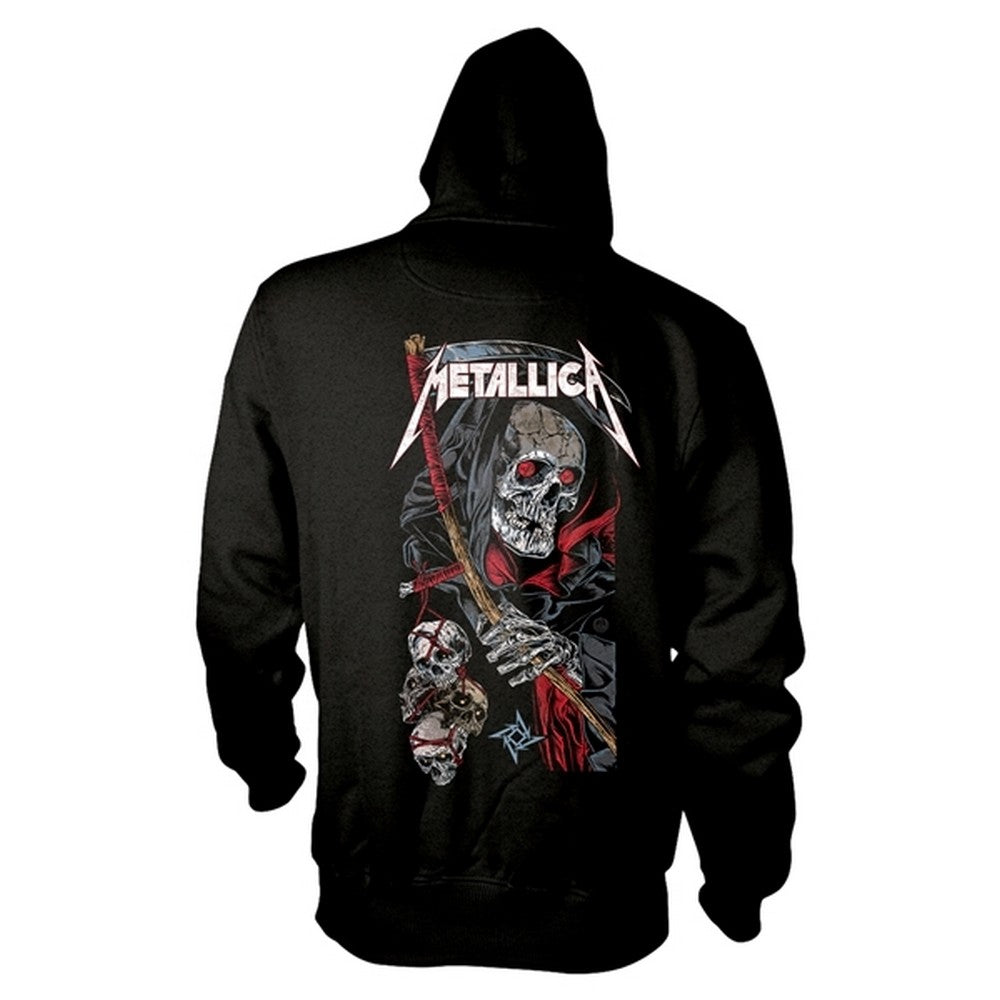 Metallica Unisex Adult Death Reaper Hoodie | Discounts on great Brands