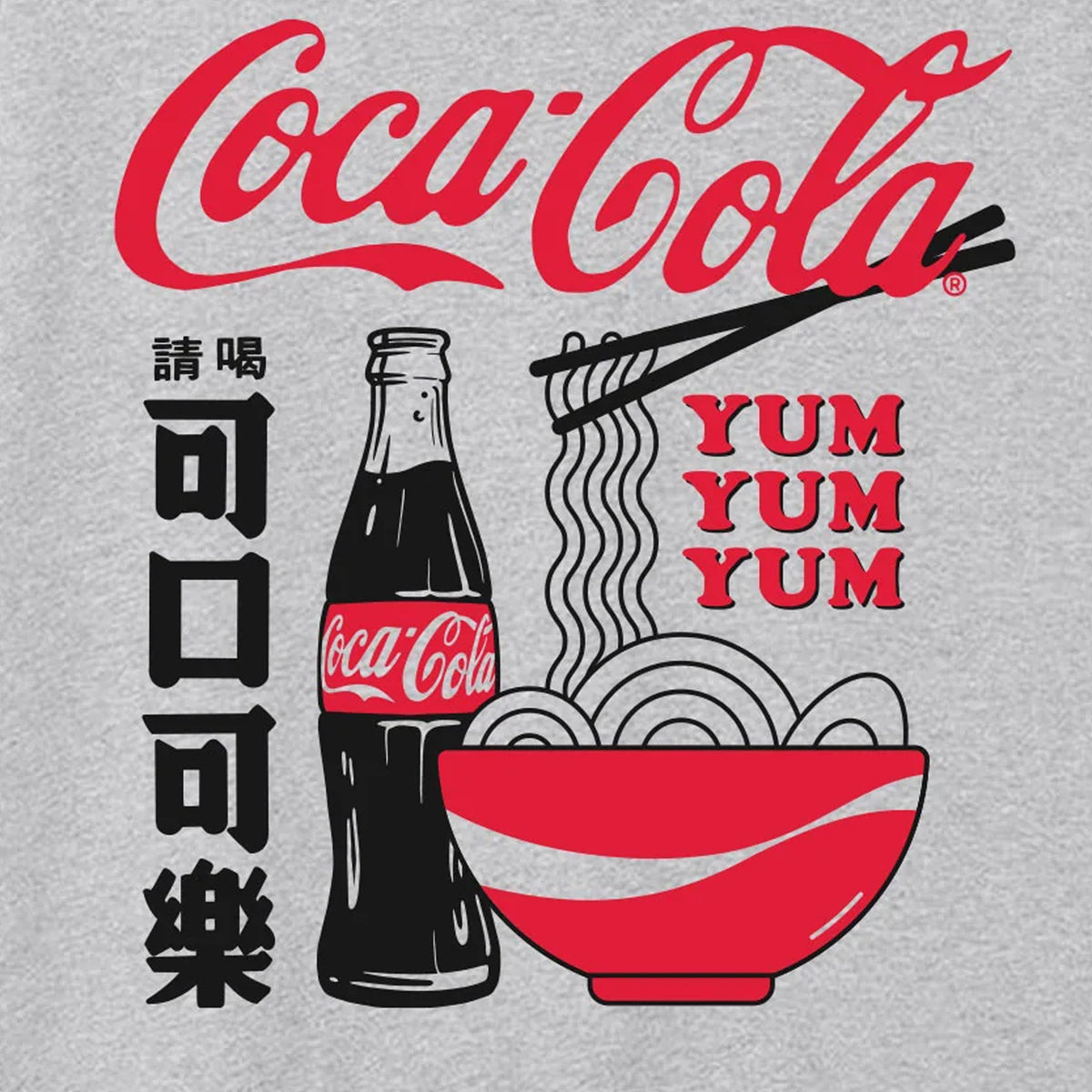 Coca-Cola Unisex Adult Ramen Sweatshirt | Discounts on great Brands