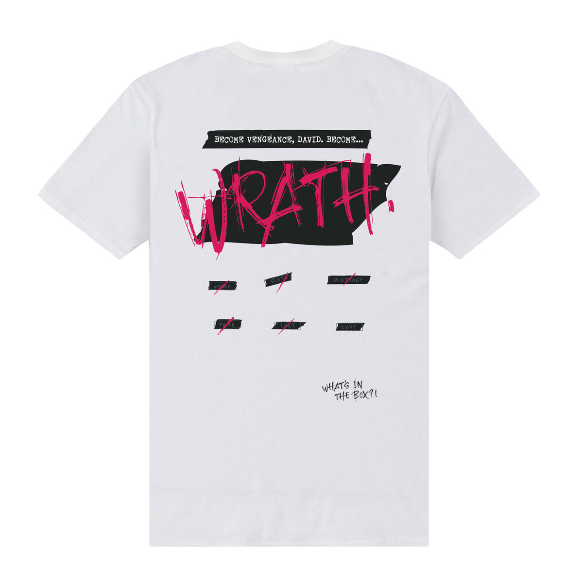 Se7en Unisex Adult Wrath T-Shirt | Discounts on great Brands