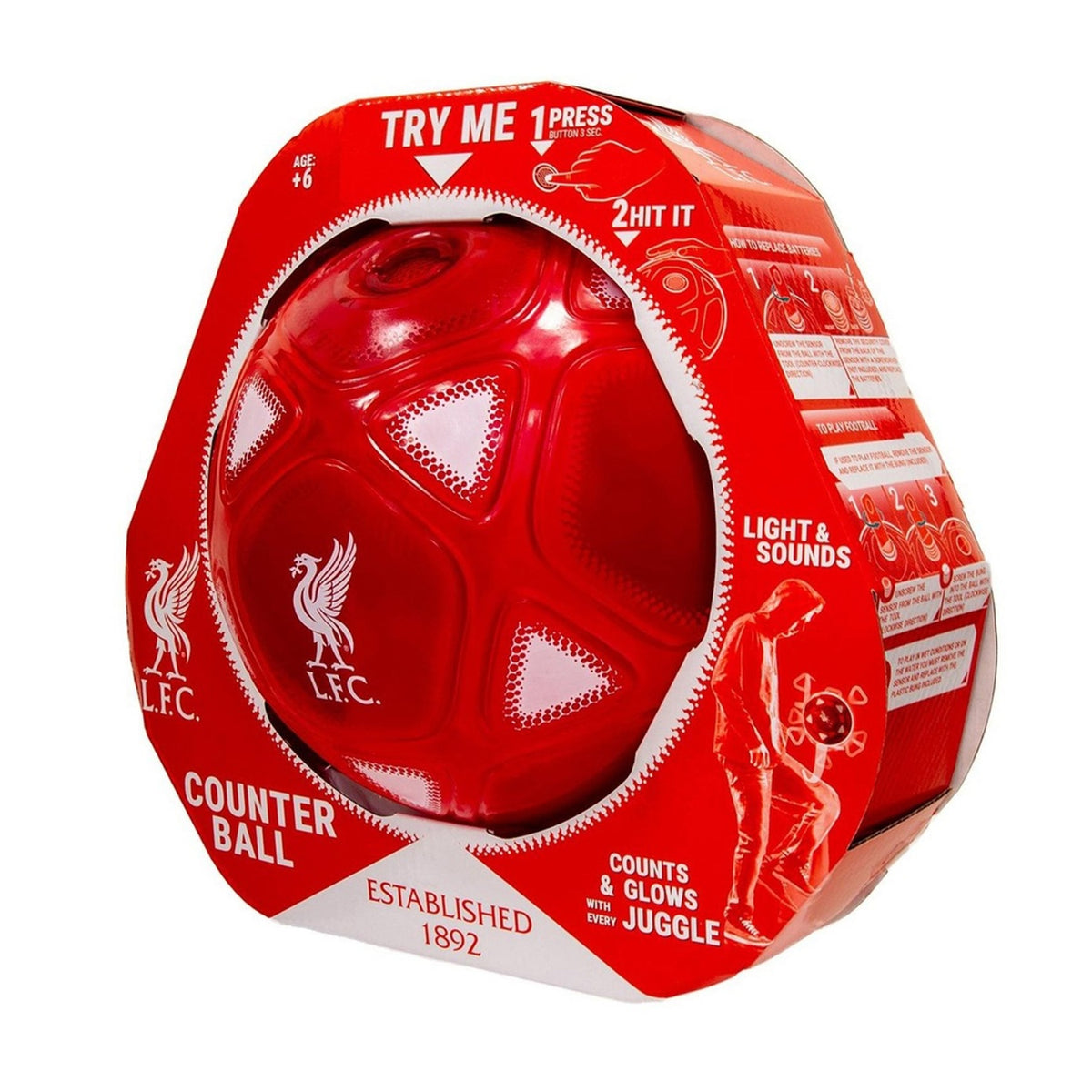 Liverpool FC Smart Ball Counter Football | Discounts on great Brands