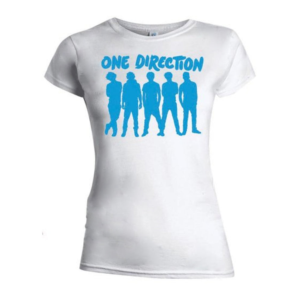 One Direction Womens/Ladies Silhouette Skinny T-Shirt | Discounts on ...