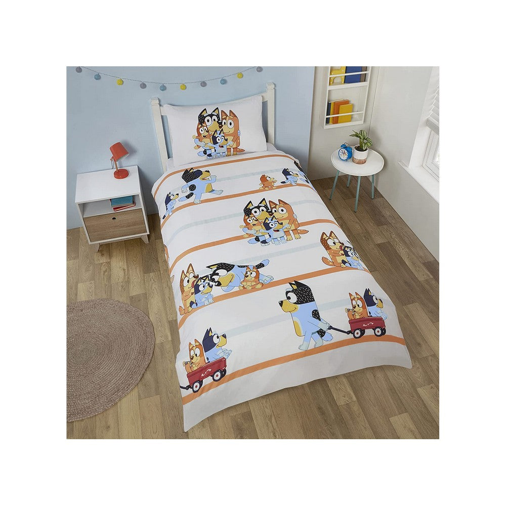 Bluey Reversible Duvet Cover Set | Discounts on great Brands