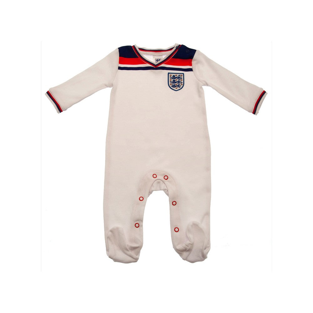 England FA Baby Home Kit Sleepsuit | Discounts on great Brands