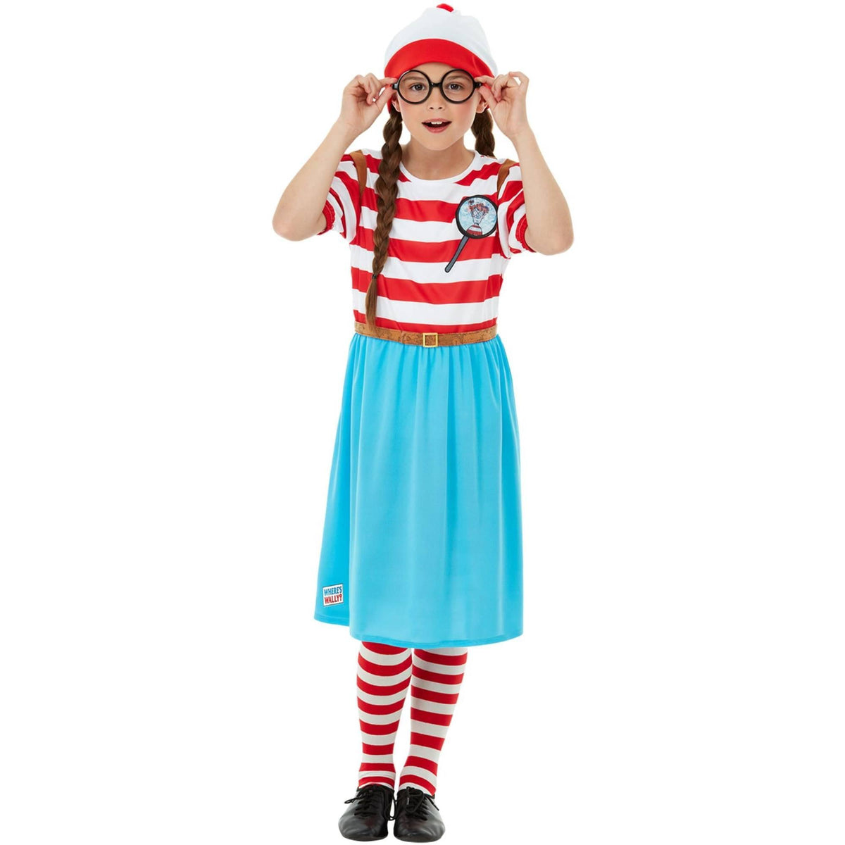 Wheres Wally? Girls Deluxe Wenda Costume Set | Discounts on great Brands