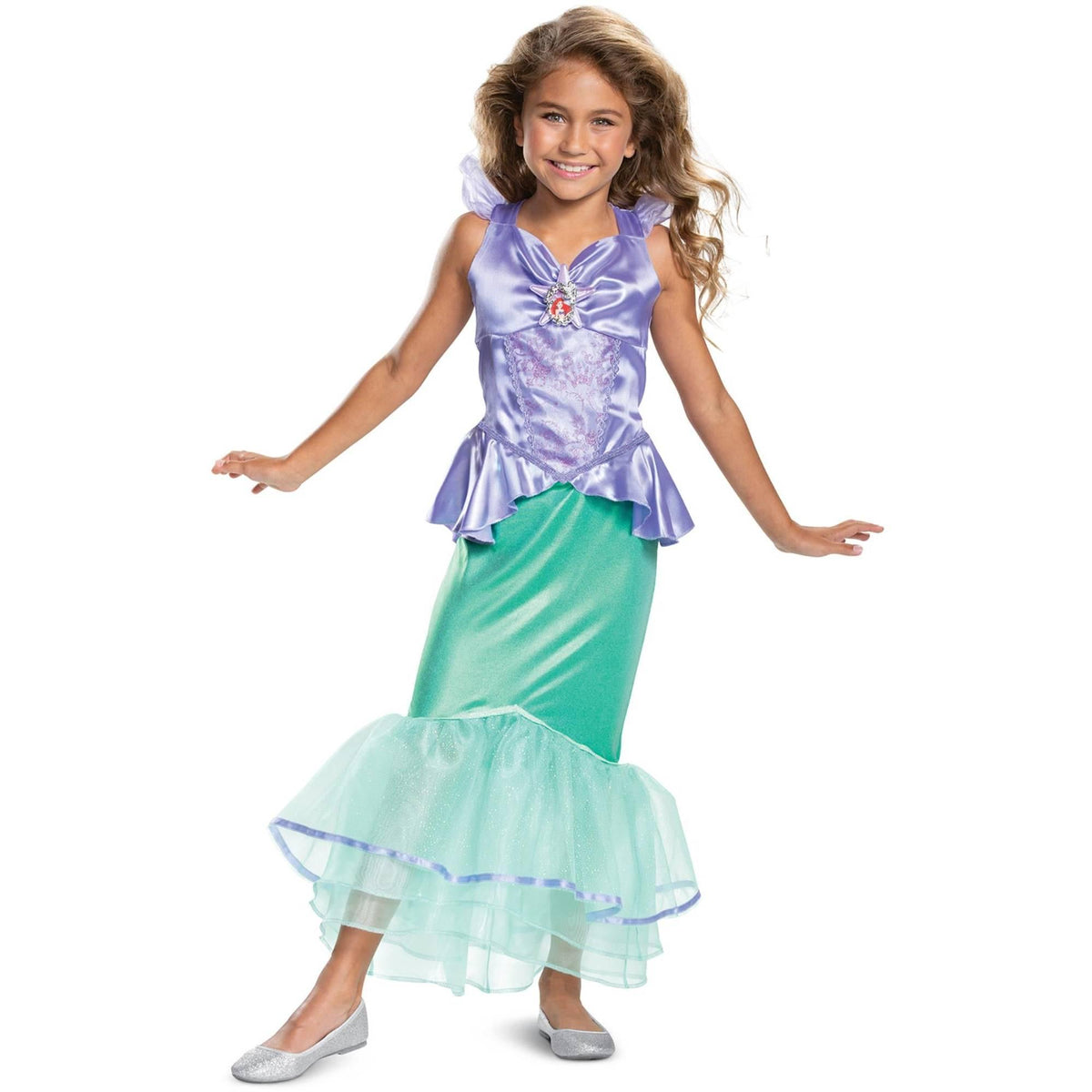 The Little Mermaid Girls Deluxe Ariel Costume Dress | Discounts on ...