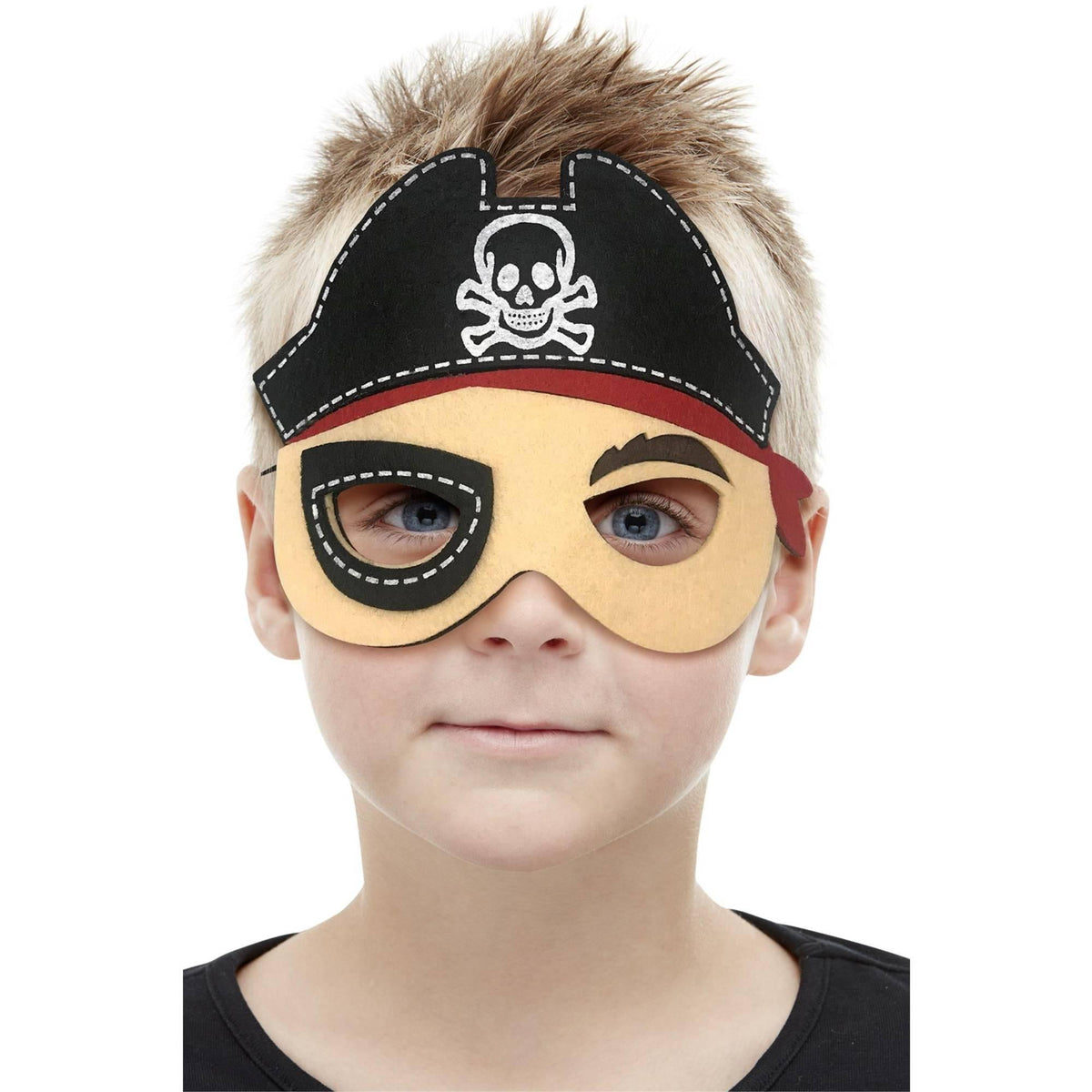 Smiffys Childrens/Kids Pirate Felt Eye Mask | Discounts on great Brands