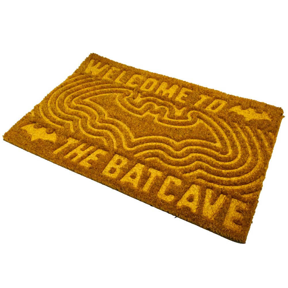 Batman Welcome To The Batcave Embossed Door Mat | Discounts on great Brands