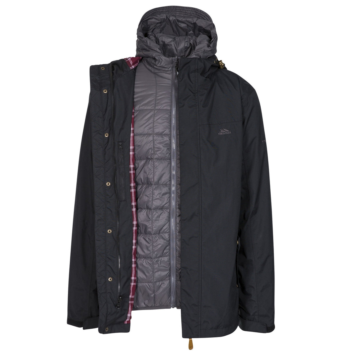 Trespass Mens Enthusiasts Waterproof Jacket | Discounts on great Brands